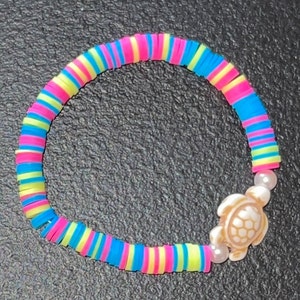 Fruit Loops Bracelet, Lots of Different Colors, Clay Bead Bracelet - Etsy