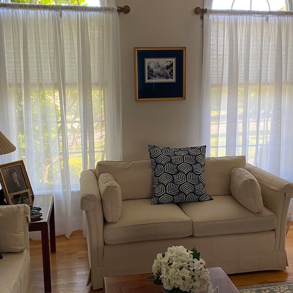 Blue and White Pillow Covers for All Size Pillow Inserts Incl. Euro ...