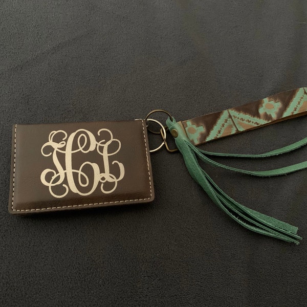 Leather With Fringe Wristlet Keychains Western Cowgirl Boho - Etsy