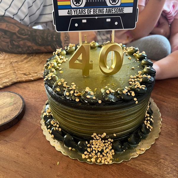 40th Birthday, 40th Birthday Cake Topper, Best of 1985, 40th for Him ...