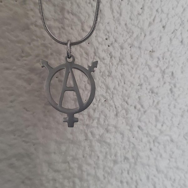 Atomic Whirl Necklace, Bohr Atom Nuclear Atheist Symbol Charm Pendant ...
