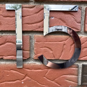 NEW Large 3D House Numbers 10/25 Cm 30mm Depth or - Etsy
