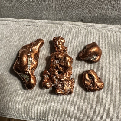 PURE COPPER NUGGET 2 1/2 4-6 Oz Large Native Float Copper Raw Rocks and ...