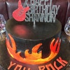 Rocker Birthday Cake Topper Personalized Guitar Cake Topper Rock N Roll ...