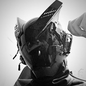 Cyberpunk 2077 Tactical Helmet Samurai Mask Photography Street Shooting ...