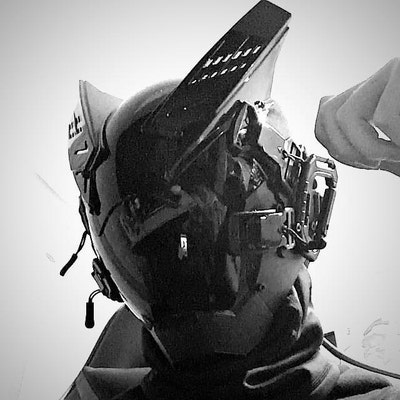 Cyberpunk 2077 Tactical Helmet Samurai Mask Photography Street Shooting ...
