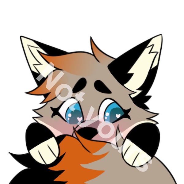 Digital Canine Furry Emote/sticker Bases (pack 2) - Etsy