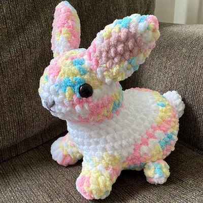 Honey Bunny the Realistic Rabbit Crochet Pattern Amigurumi Tutorial Low ...