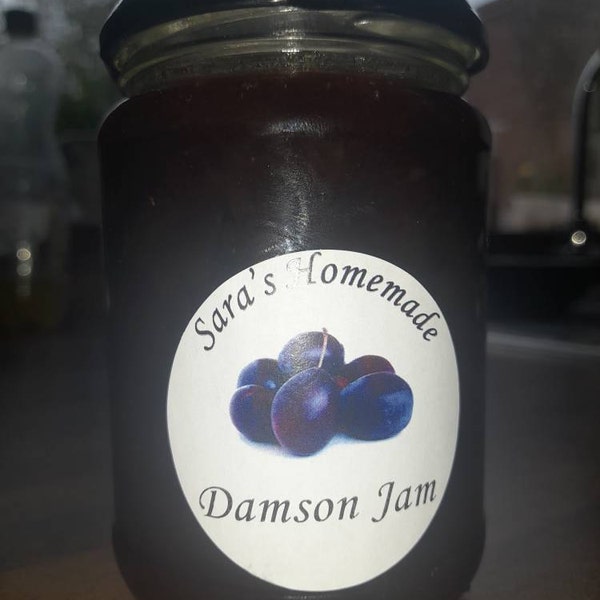 15x51mm Round Jam, Chutney or Preserve Labels. State Your Fruit/veg ...