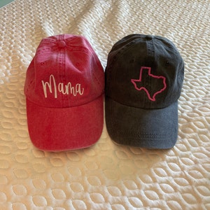 Mama Script Hat Mom Hat Mama Baseball Cap Mama Hat New Mom Gift Women's ...