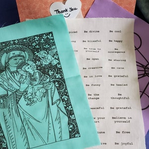 Words on Fabric Hand Printed Inspirational Words Labels - Etsy