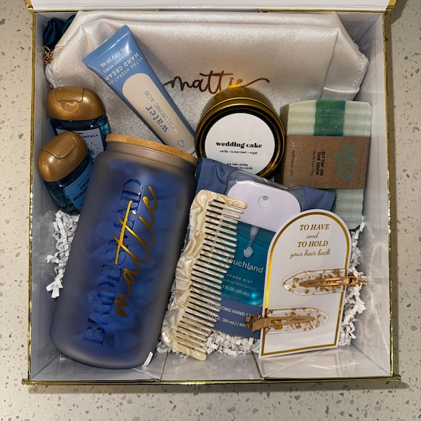 Personalized Name Hair Accessories Set, Custom Initials Hair Comb Claw ...