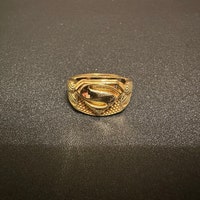 925 Starling Silver Scream Ring, Silver Signet Man Ring, Men's ...