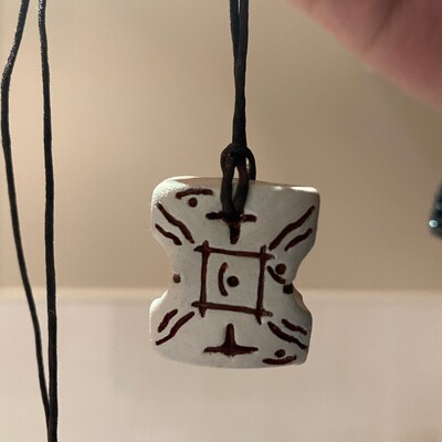 Japor Snippet Inspired Clay Pendant two Sizes Available - Etsy
