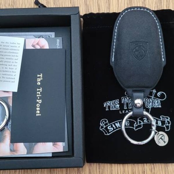 Skoda Covered Leather Key Fob Case Skoda Superb Enyaq Fabia Kodiaq ...