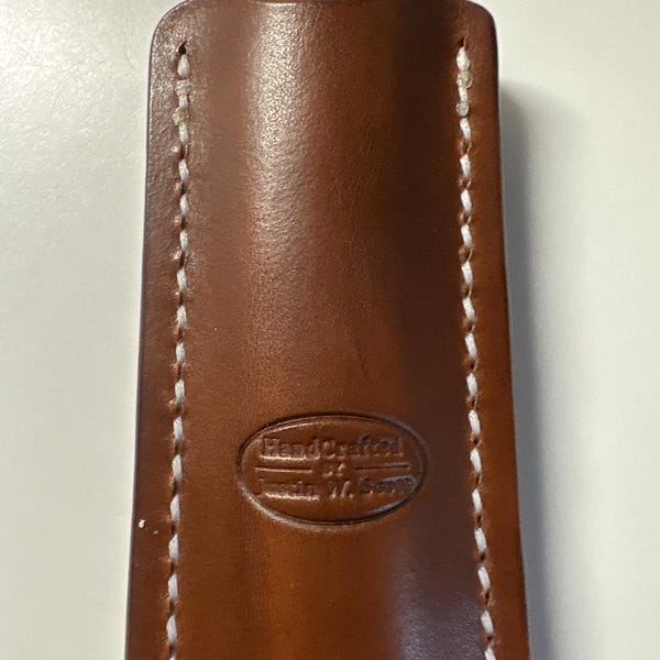 Case Trapper Leather Knife Sheath HD 8/9 Oz / Handsewn / Right Hand - Etsy