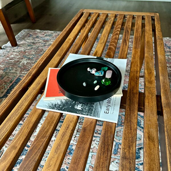 Black Concrete Large Rectangle Decorative Tray Handmade Home Decor ...