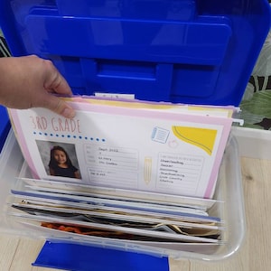 DIY Kit: Home Paperwork Organizing Name Decal and Folder Tabs Household ...