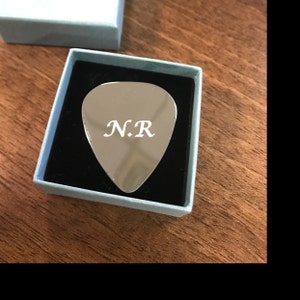 Personalised Guitar Pick, Plectrum With Engraving, Personalised Gift ...