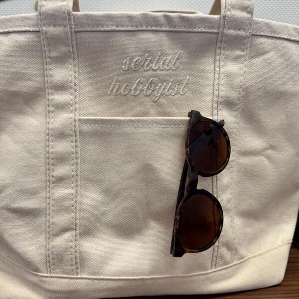 Personalized Canvas Tote, Ironic Boat Bag, Monogram Canvas Tote Bag ...