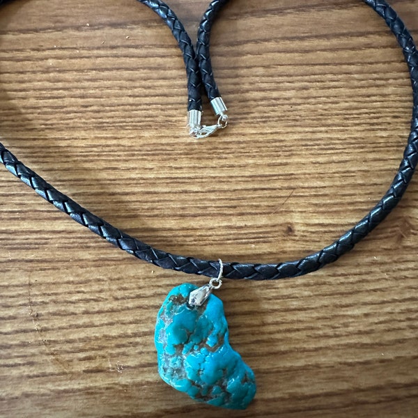 American Turquoise Sleeping Beauty Turquoise, Genuine Turquoise Pendant ...