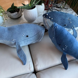 Denim Whale Instant Digital Printable Sewing Pattern With Step - Etsy