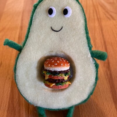 Realistic Looking Big Mac Inspired Burger Keychain Necklace Magnet ...