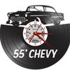 Vinyl Record Clock 56 Chevy Clock for Wall Vinyl for Wall Classic Cars ...