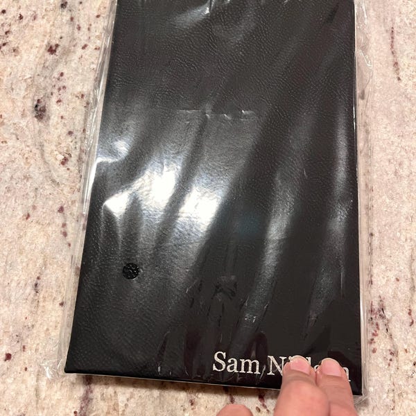 Custom Pocket Notebook With Pen, Refillable Personalized Leather ...