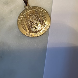 Saint Nathan Round Religious Medal - Etsy