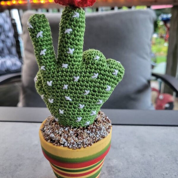 Cactus Hand CROCHET PATTERN / Amigurumi Cactus PDF English Pattern ...
