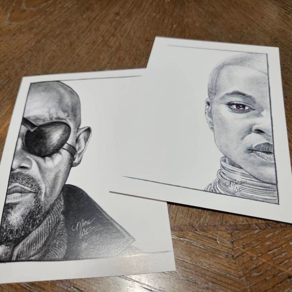 MARVEL56 - Fan Art Print - Nick Fury (patch) - Etsy