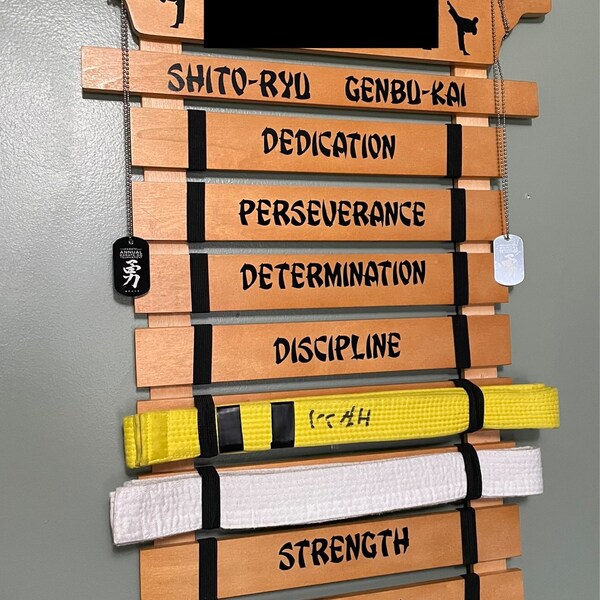 Karate Belt Display. Taekwondo Belt Rack, Karate Belt Rack, Taekwondo ...