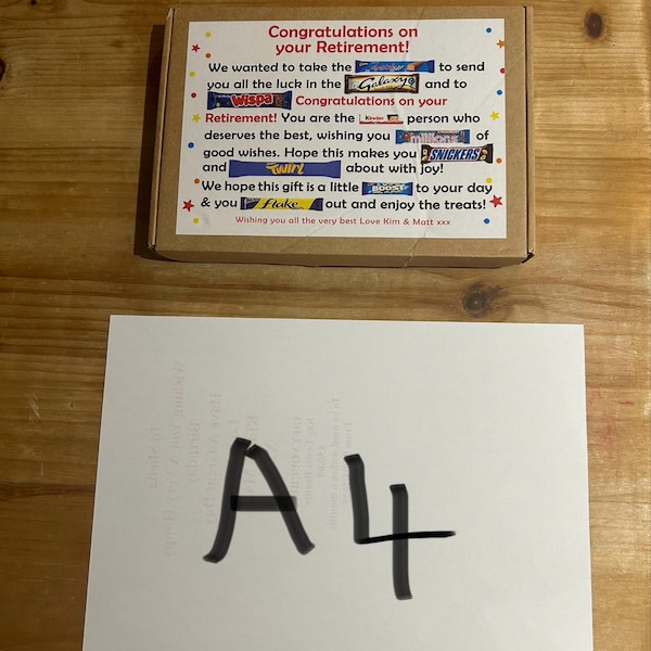 Personalised Exam Good Luck Treat Box/ SATS/ GCSES/ 11+ A Levels Good ...