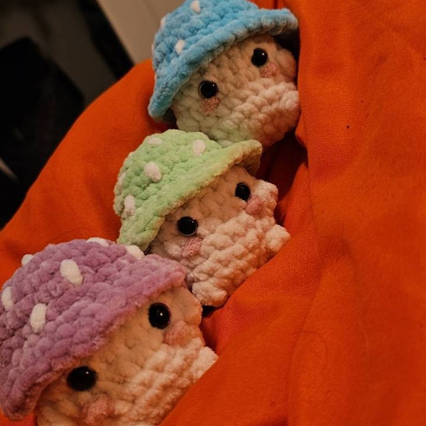 DIGITAL PDF Pattern ONLY: Chonky Crochet Mushie Boi Gang - Etsy