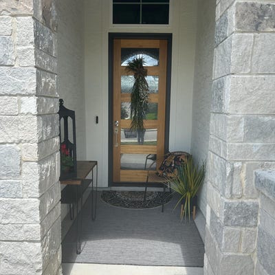 Mini Wood Bead Wreath, Mini Split Wood Ball Wreath, Mini Christmas ...