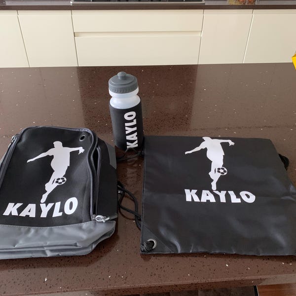 Personalised 9 Litre Backpack Water Bottle Lunch Bag Pencil Case Back ...
