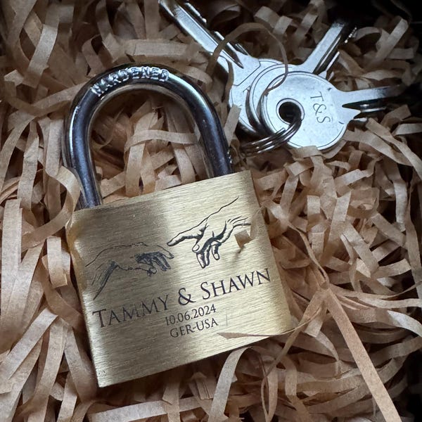 Personalized Padlock | Lover's Lock | Vintage Engraved Padlock ...