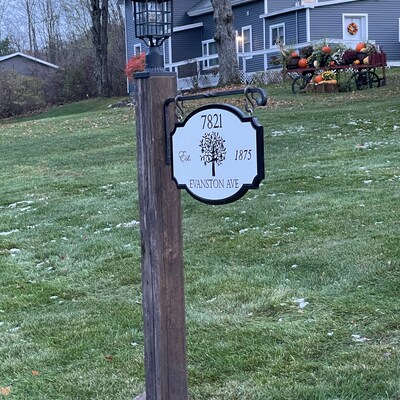 Blacksmith Made House Sign Bracket - Etsy