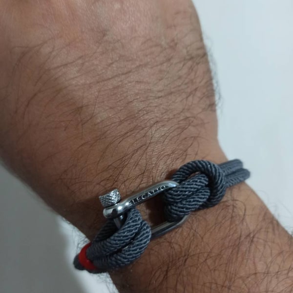 Nautical Rope Bracelet for Men - Minimalist Nylon Jewelry, Ideal for ...