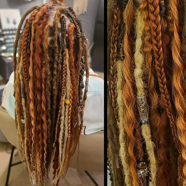 Renaissance Braid Viking Wedding Hair Extensions Clip-in Boho Braid ...