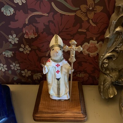 Taxidermy Mouse Pope Francis - Etsy