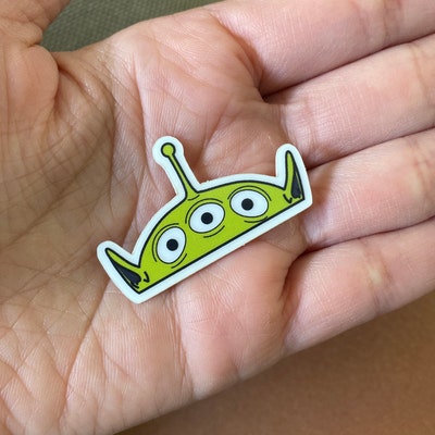 Glow in the Dark Toy Story Alien Sticker - Etsy
