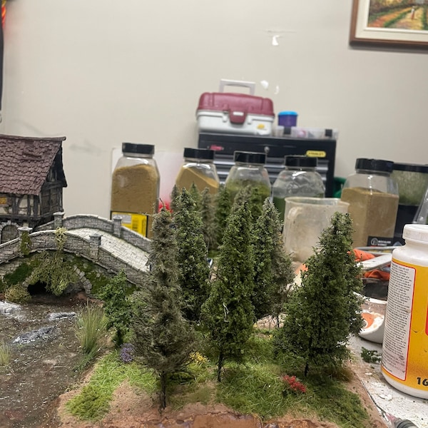 4" Model Douglas Fir Tree - 3PCS Set - Etsy