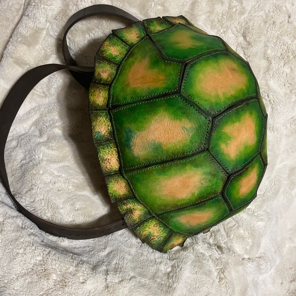 PDF Pattern Leather Turtle Shell Backpack - Etsy