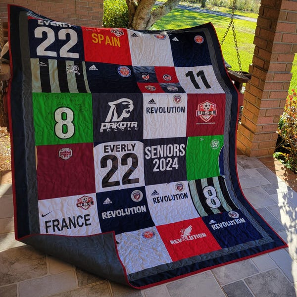 Jersey Quilt Made to Order - Etsy