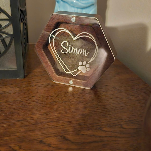 Bereavement Gift for Loss of Mother Lock of Hair Keepsake, Small ...