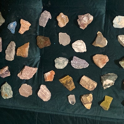 Raw Crystal Chunks 1 to 2 Assorted Crystals Bulk Rough Natural ...