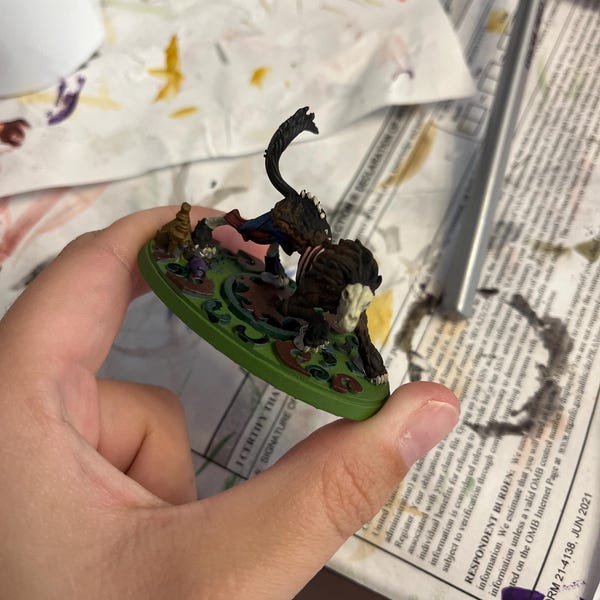 Female Pinup Beast Master Ranger Dino Rider Resin Miniature 28mm and ...
