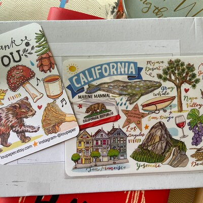 California State Postcard. - Etsy
